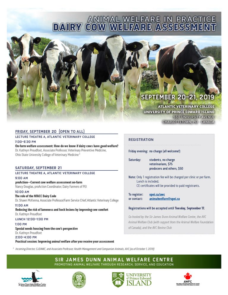 Animal Welfare in Practice – Sir James Dunn Animal Welfare Centre