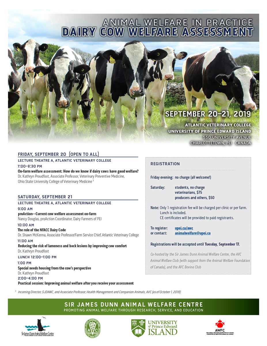 Animal Welfare in Practice – Sir James Dunn Animal Welfare Centre